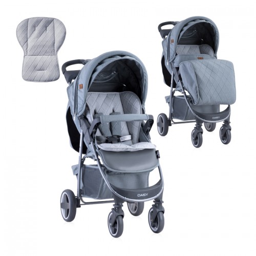 4-wheelers : Lorelli Baby stroller Daisy Beige grey
