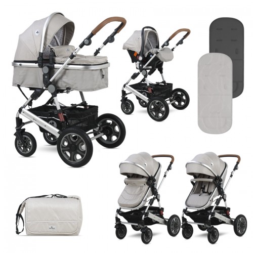 4-wheelers : Lorelli Baby stroller Lora Set string